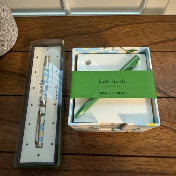 kate spade | Accessories | Kate Spade Note Cube Pen Set | Poshmark